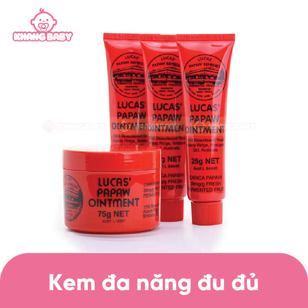 Kem đa năng Lucas Papaw ointment đu đủKem đa năng Lucas Papaw ointment ...