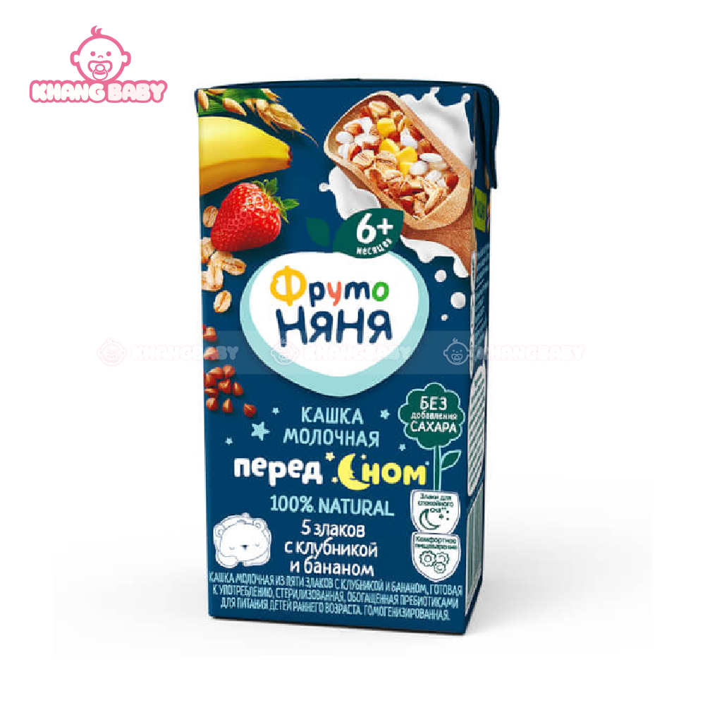 Sữa đêm Fruto Nga đủ vị 200ml 6M+ – Shop KHANG BABY