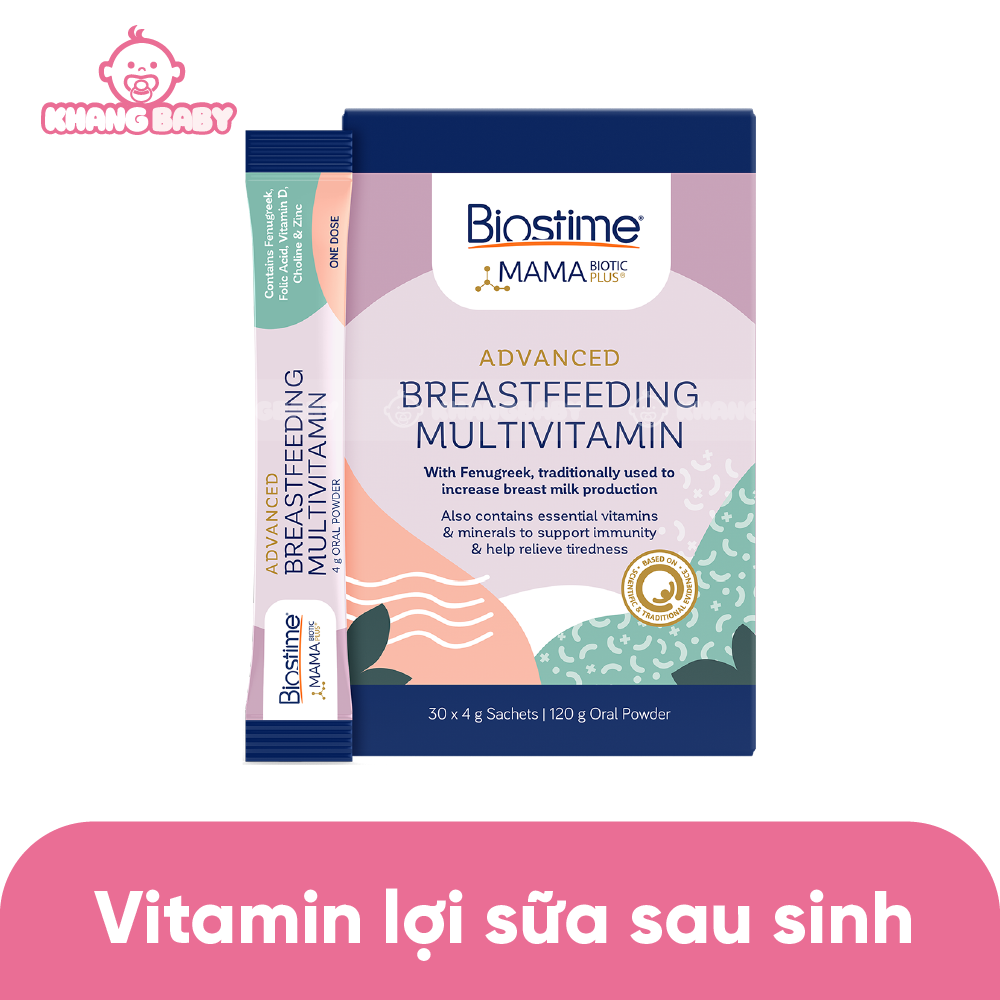 Vitamin bú Biostime Advanced Breastfeeding MultivitaminVitamin bầu ...