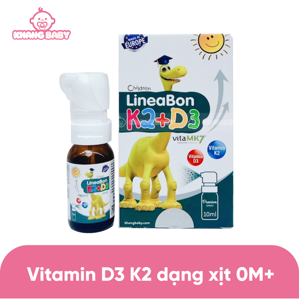 Xịt Vitamin D3K2 LineaBon 10ml 0M+ – Shop KHANG BABY