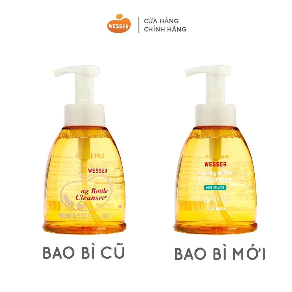 Nước rửa bình sữa Wesser – Shop KHANG BABY