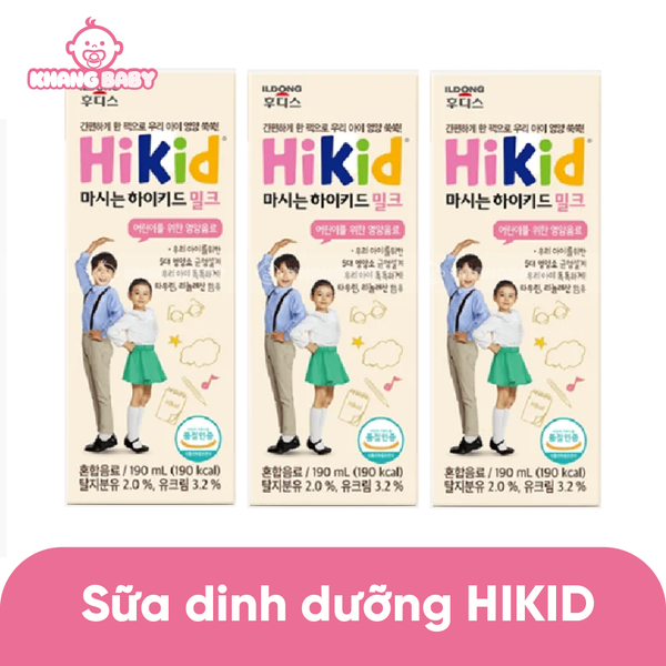 Sữa pha sẵn Hikid 190mL – Shop KHANG BABY