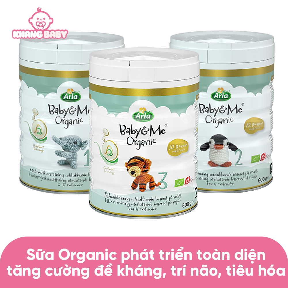 Sữa Arla Baby&Me Organic A2 600g – Shop KHANG BABY
