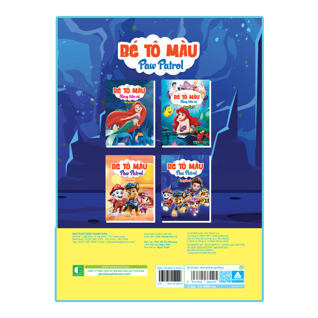 Bé Tô Màu – Paw PatrolBé Tô Màu – Paw Patrol – Vietnamsach.com