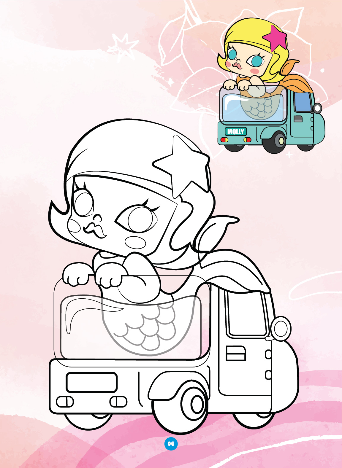 Sách - Bé tô màu - Chủ đề: Molly dạo chơi, Molly khám phá, KuromiSách ...