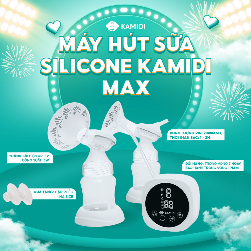 Máy hút sữa điện đôi Kamidi Max - Giá tốt