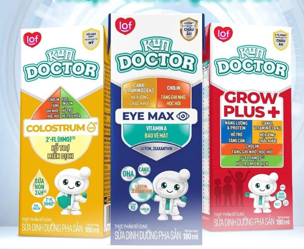 Sữa bột pha sẵn Kun Doctor Grow Plus - Giá tốt