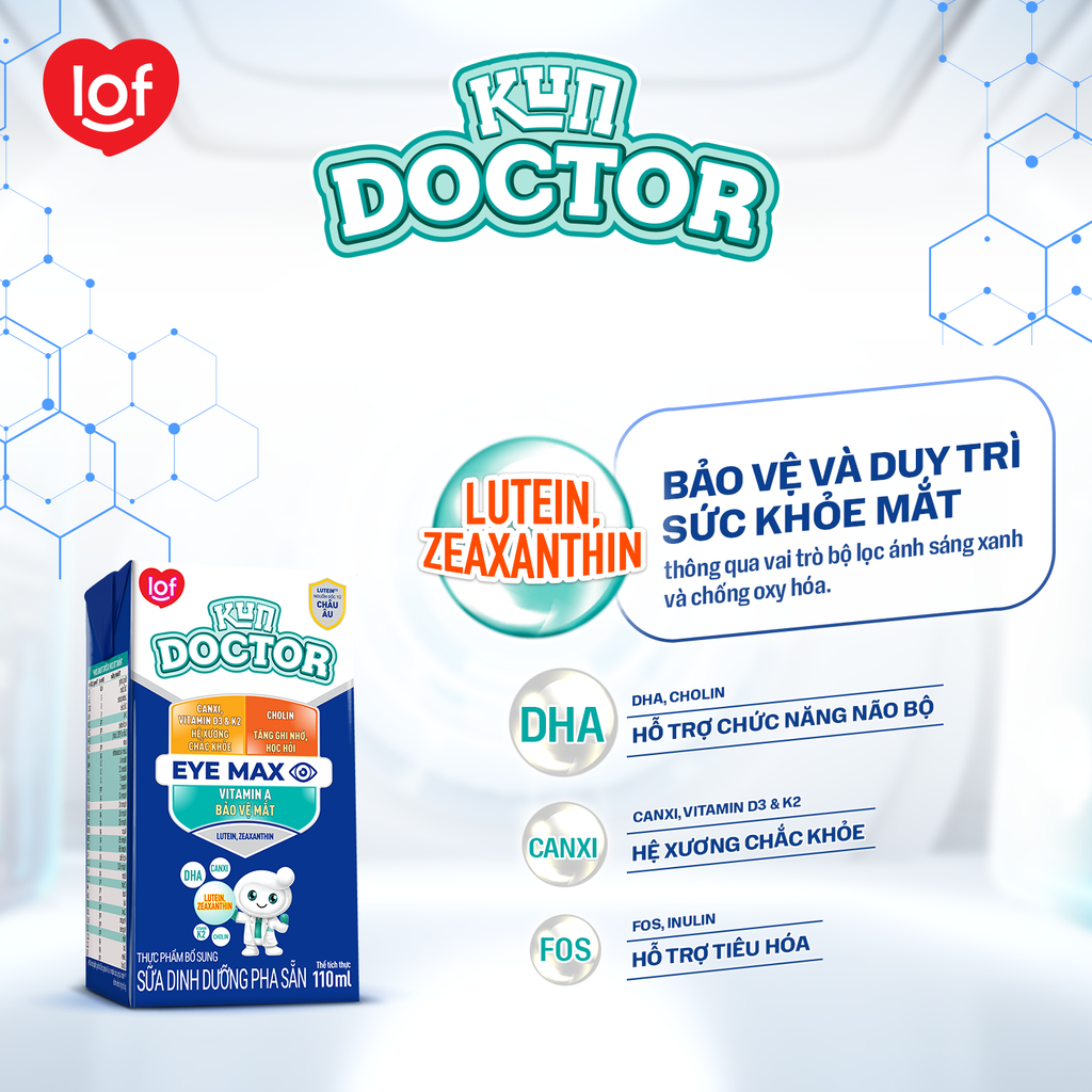 Sữa bột pha sẵn Kun Doctor Grow Plus - Giá tốt