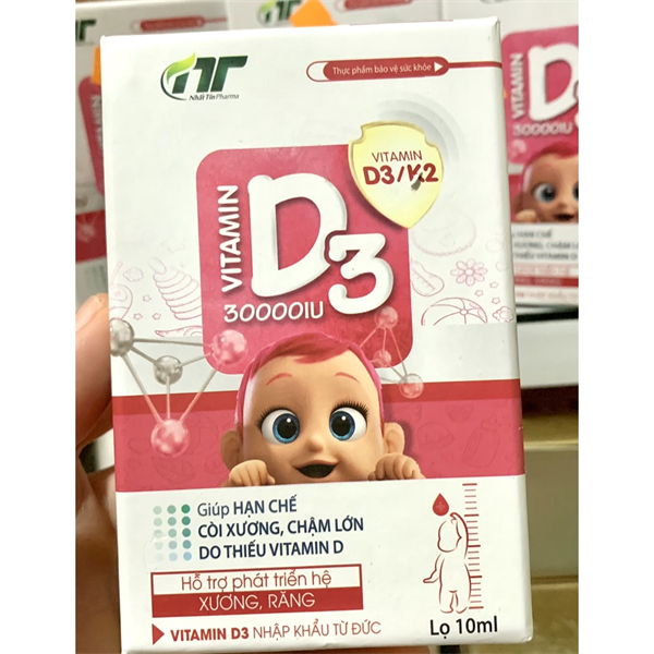 Vitamin D3K2 Nhất Tín 0M+