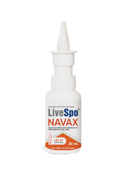 Xịt mũi cho bé chứa bào tử lợi khuẩn LiveSpo NAVAX (0m+) - Giá tốt