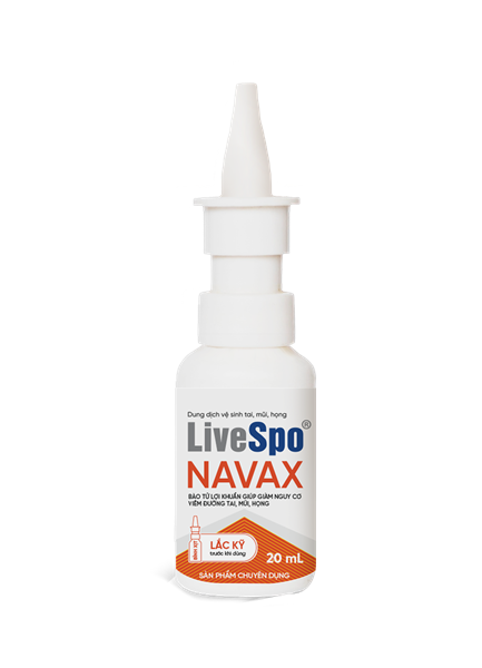 Xịt mũi LiveSpo NAVAX 20ml - bình xịt nhựa (0m+) - Giá tốt