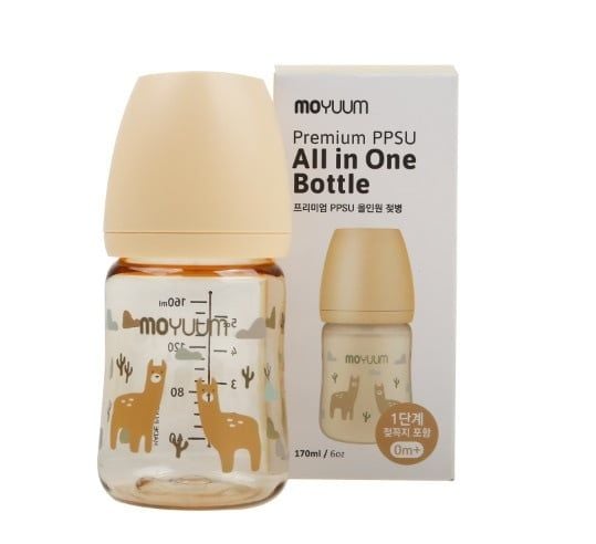 Bình sữa PPSU Moyuum 170ml phiên bản lạc đà