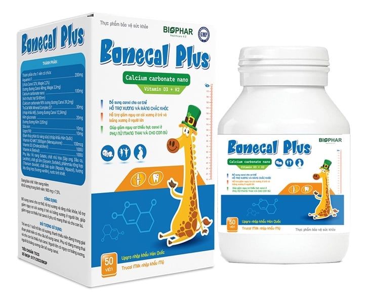 Canxi sữa Bonecal Plus 1Y+ (50 viên) - Giá tốt