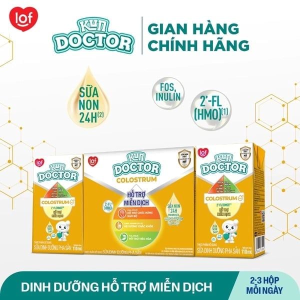 Sữa bột pha sẵn Kun Doctor Grow Plus - Giá tốt