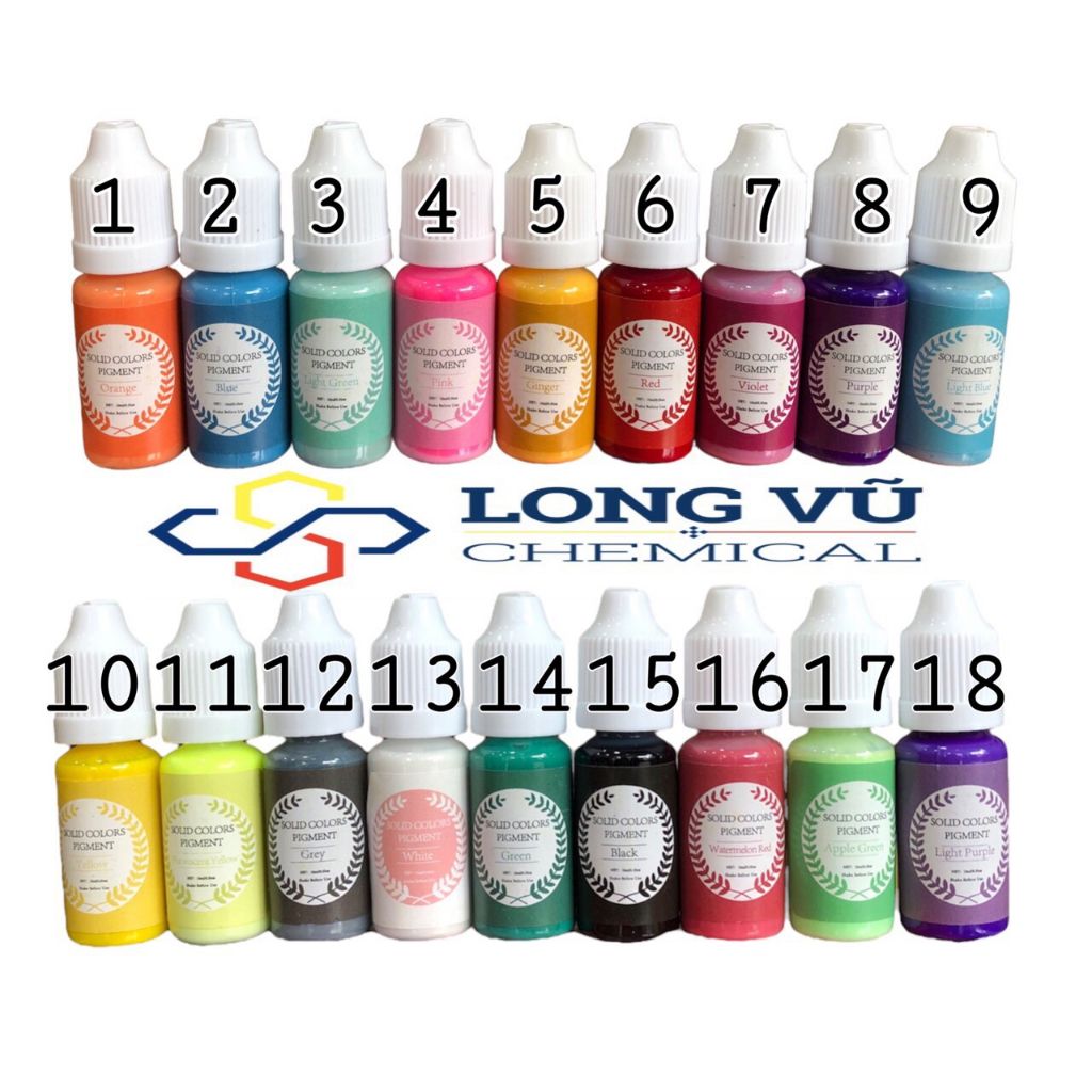 Màu Pha Resin Dạng Đục - Resin Epoxy, Resin UV Cao Cấp - Nhiều màu ...