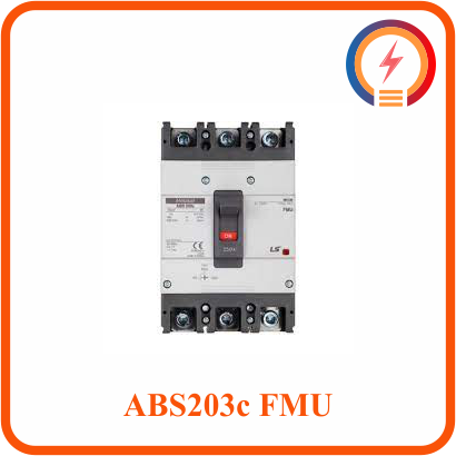 Cầu Dao MCCB Chỉnh Dòng 3P 100A, 125A, 160A, 200A, 250A ABS203c FMU ...