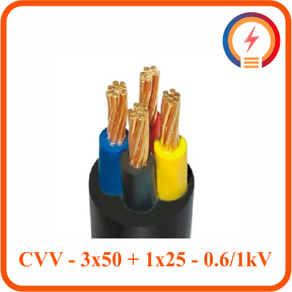 Dây Cadivi CVV - 3x50 + 1x25 - 0.6/1kV – CÔNG TY TNHH TM SX DV KỸ THUẬT 86