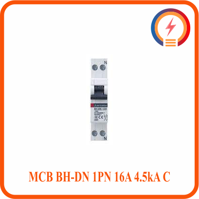 Cầu Dao Tự Động MCB BH-DN 1PN 16A 4.5kA C Mitsubishi – CÔNG TY TNHH TM SX DV KỸ THUẬT 86