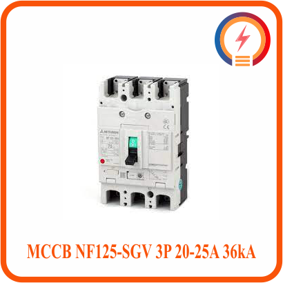MCCB NF125-SGV 3P 20-25A 36kA Mitsubishi – CÔNG TY TNHH TM SX DV KỸ THUẬT 86