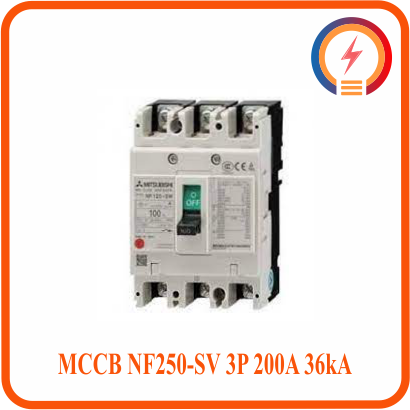 MCCB NF250-SV 3P 200A 36kA Mitsubishi – CÔNG TY TNHH TM SX DV KỸ THUẬT 86