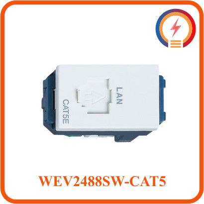 Ổ cắm mạng WEV2488SW-CAT5 – CÔNG TY TNHH TM SX DV KỸ THUẬT 86
