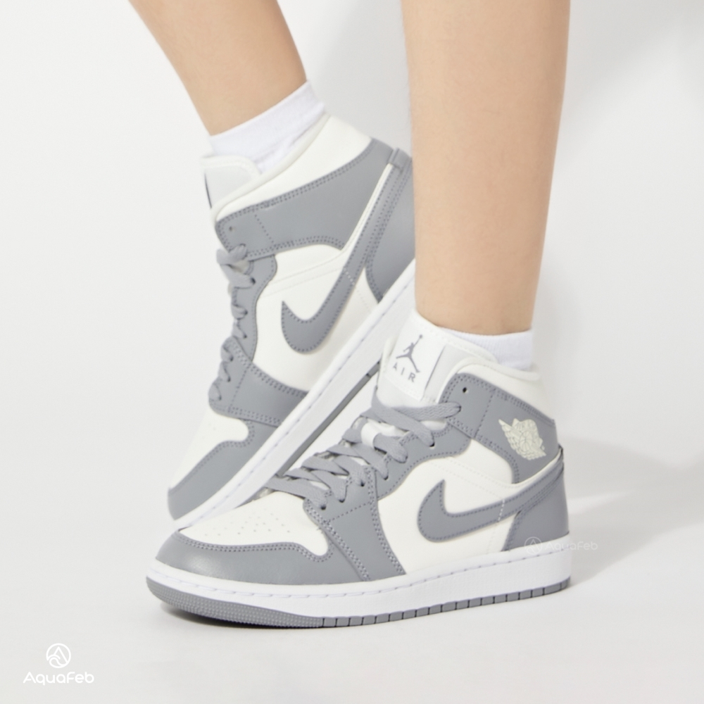 Giày Nike Air Jordan 1 Mid 'Grey Sail' BQ6472-115 – Hệ thống phân phối ...