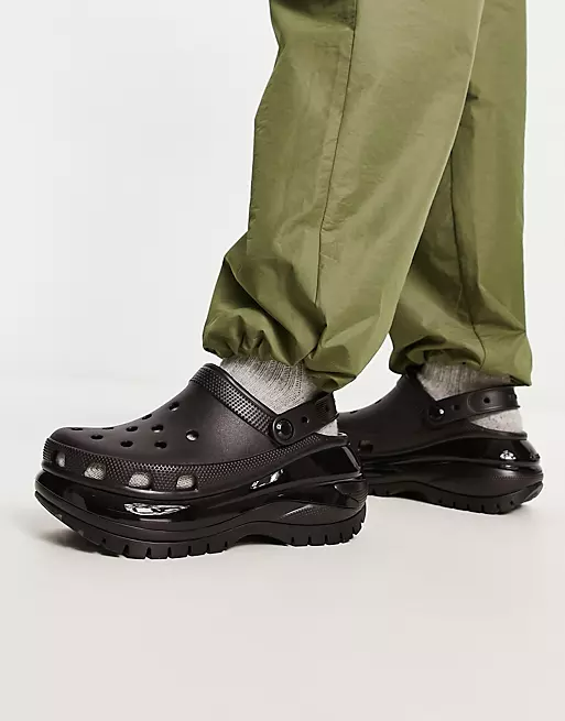 Dép Crocs Classic Mega Crush Clog 'Black' 207988-001 – Hệ thống phân ...