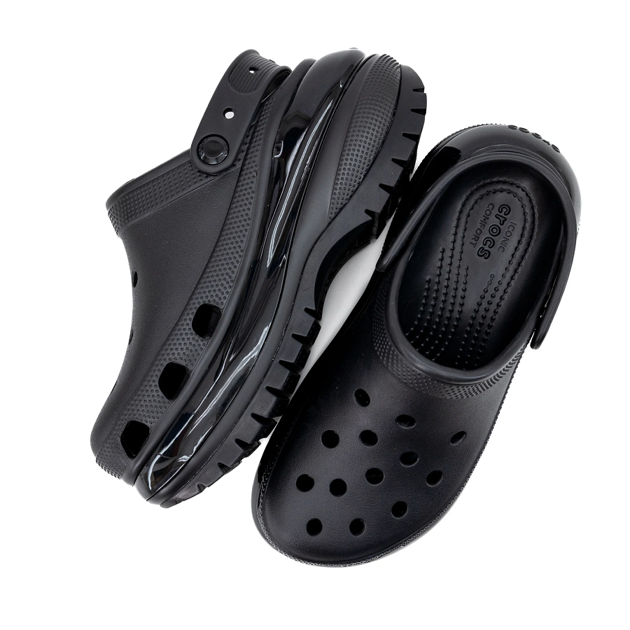 Dép Crocs Classic Mega Crush Clog 'Black' 207988-001 – Hệ thống phân phối Air Jordan chính hãng