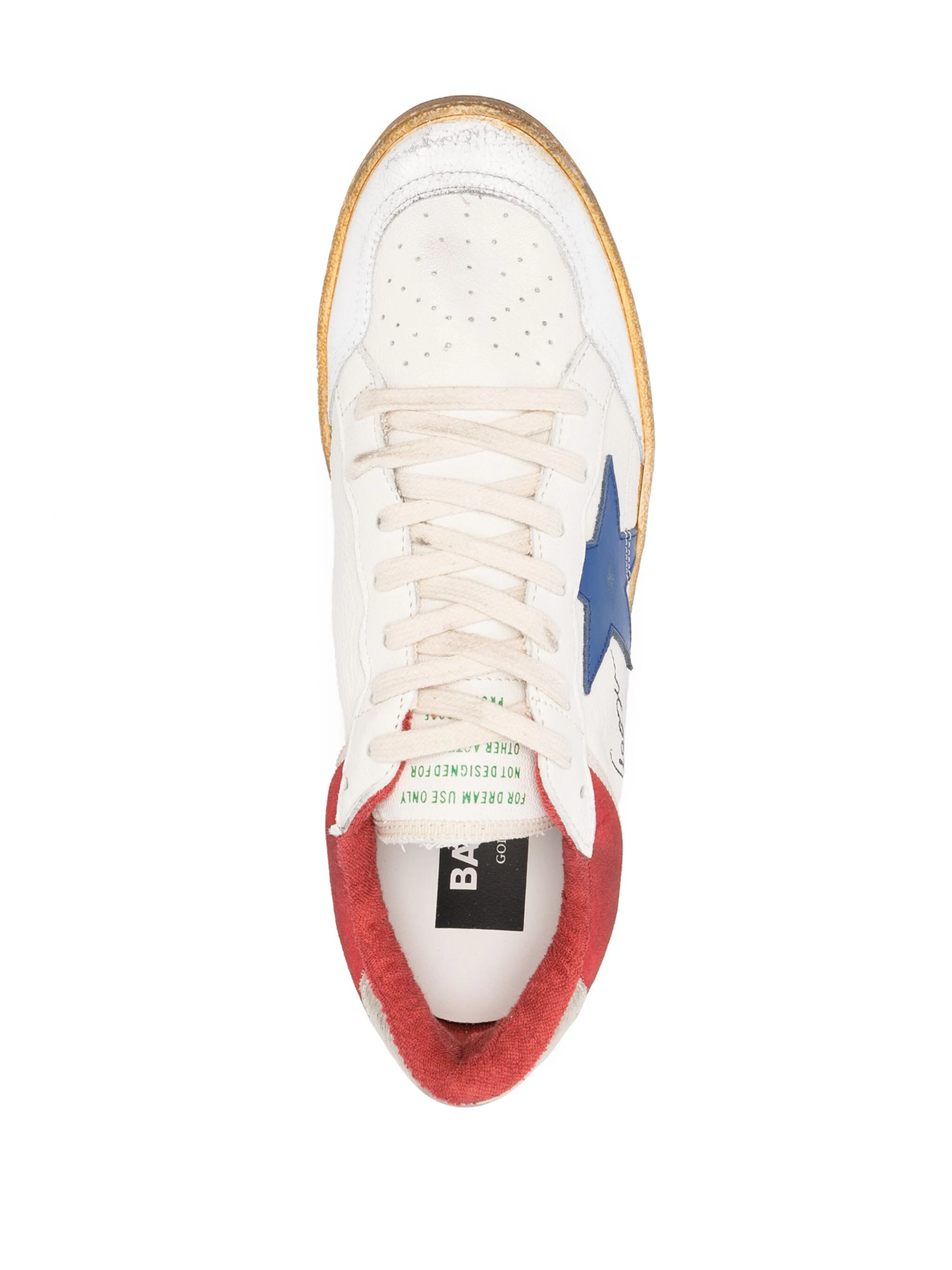 Giày Golden Goose Ball Star Leather White/Blue/Red GMF00327-F004747-10 ...