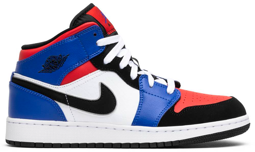 Giày Nike Air Jordan 1 Mid GS 'Top 3' 554725-124 – Hệ thống phân phối ...