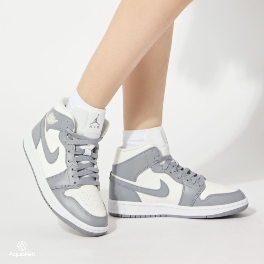 Giày Nike Air Jordan 1 Mid 'Grey Sail' BQ6472-115 – Hệ thống phân phối ...