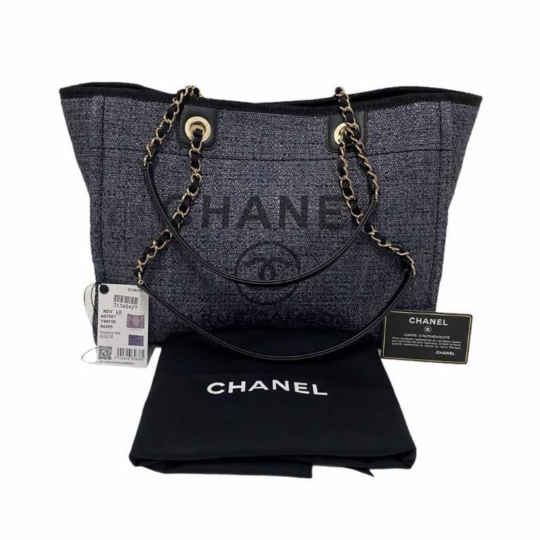 Túi Chanel Deauville Shopping Tote Bag 'Navy' A66939-Y84118-94305 – Hệ ...