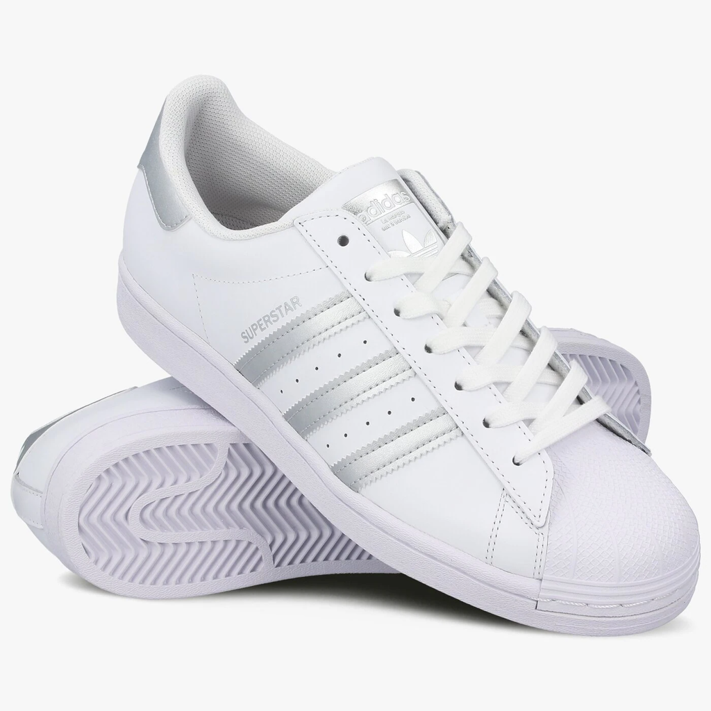 Giày Adidas Superstar 'White Silver Metallic' FX2329 – Hệ thống phân ...