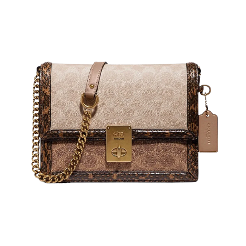 Túi Coach Hutton Shoulder Bag in Blocked Signature Canvas 89068 B4PVR ...