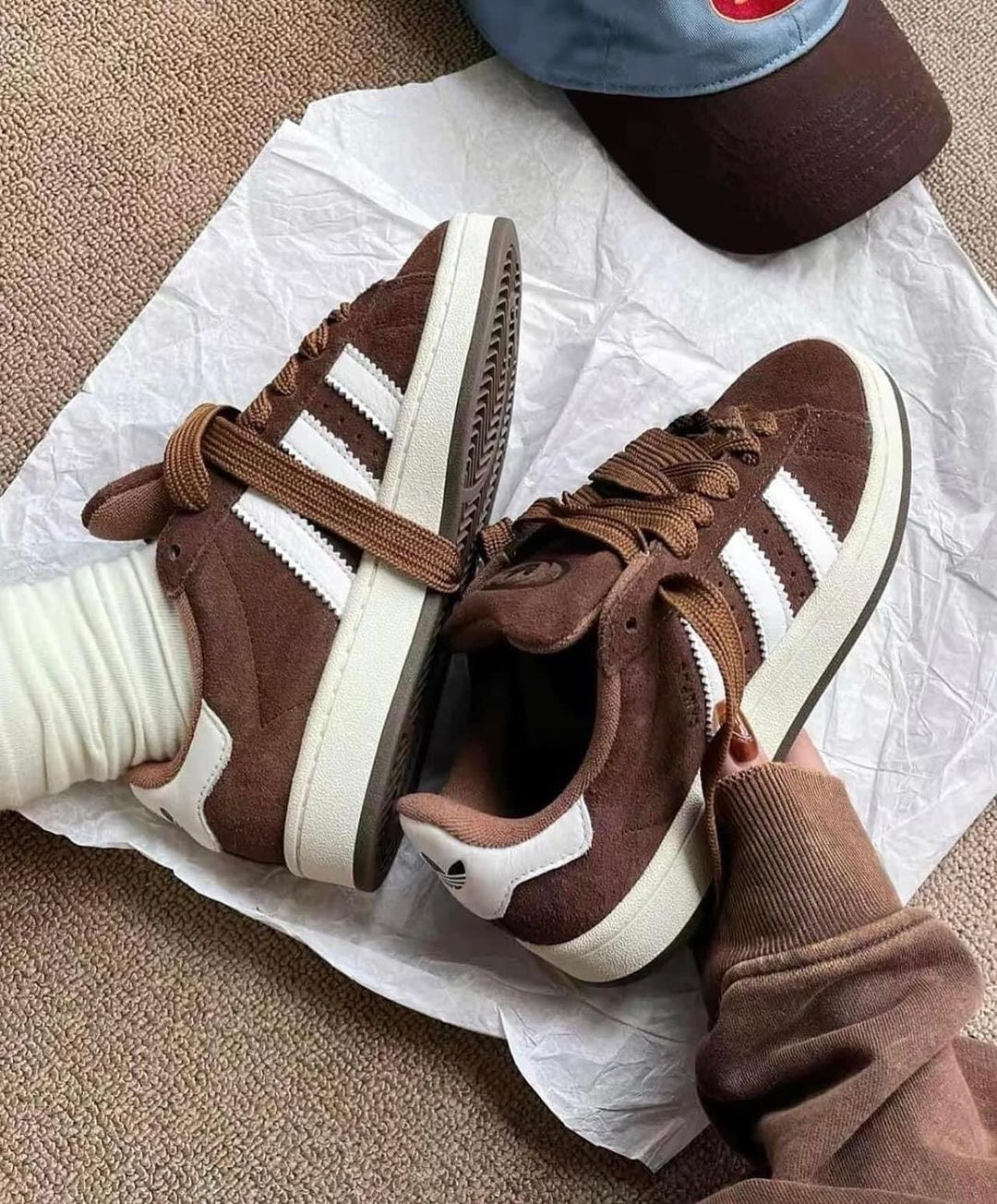 Giày Adidas Campus 00s 'Brown White' GY6433 – Hệ thống phân phối Air ...