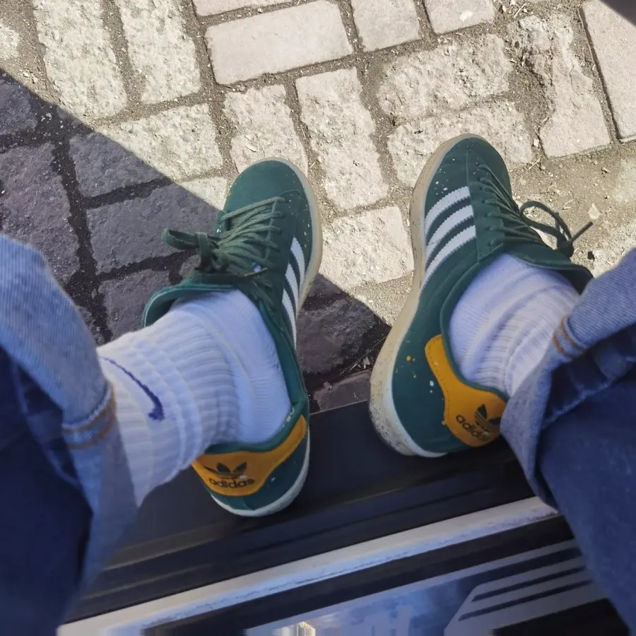 Giày Adidas COOK x Campus 80 'Paint Splatter Dark Green' GY7005 – Hệ ...