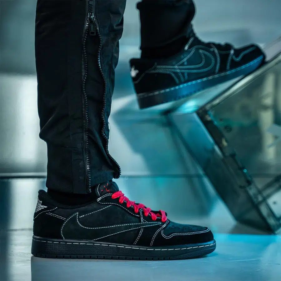 Giày Nike Air Jordan 1 Retro Low Travis Scott Black Phantom DM7866-001 ...