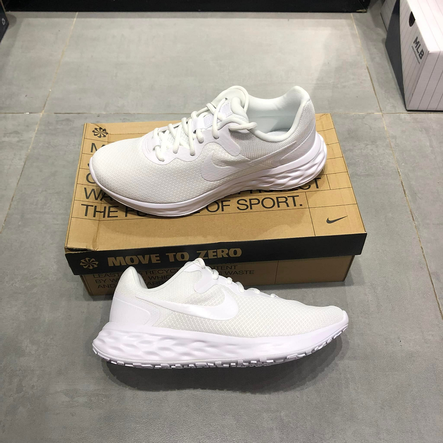Giày Nike Revolution 6 Next Nature 'Triple White' DC3728-102 – Hệ thống ...