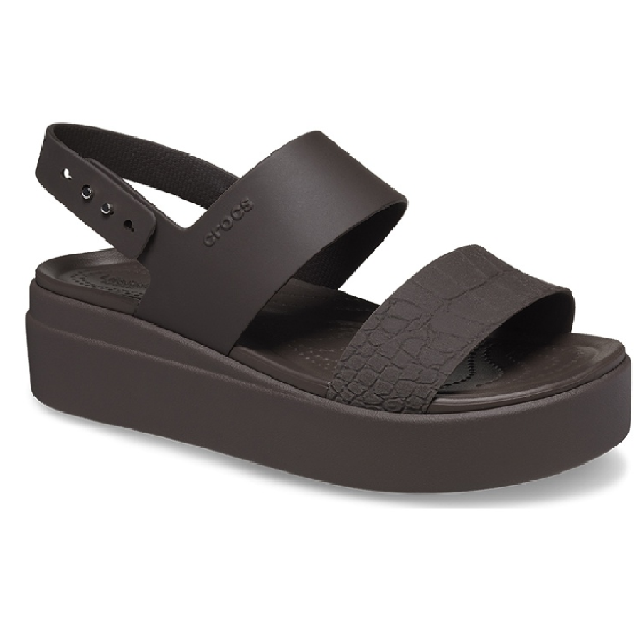 Dép Crocs Brooklyn Croco Low Espresso Sandal 208585-206 – Hệ thống phân ...
