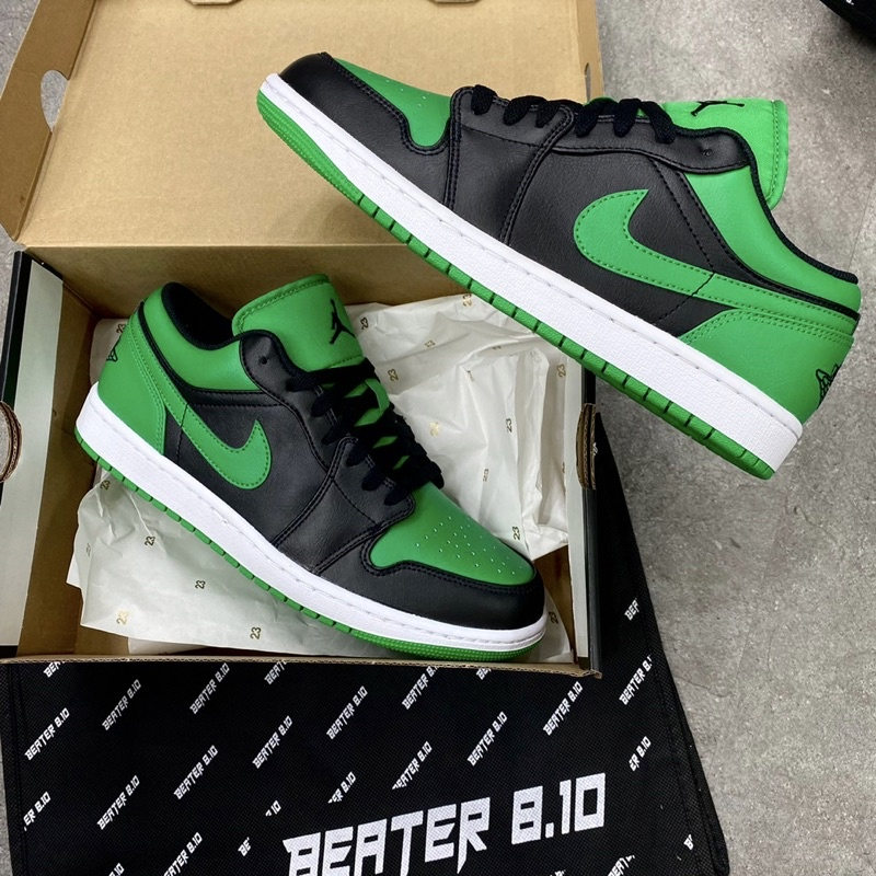 Giày Nike Air Jordan 1 Low 'Lucky Green' 553558-065 – Hệ thống phân ...