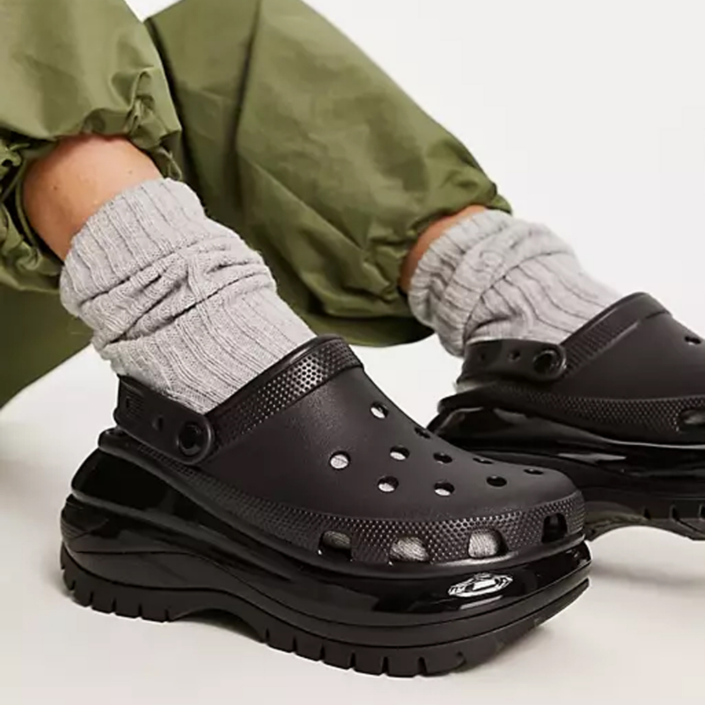 Dép Crocs Classic Mega Crush Clog 'Black' 207988-001 – Hệ thống phân ...