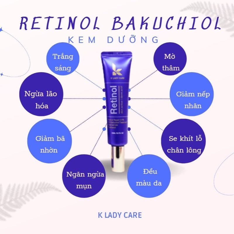 Kem DƯỠng Retinol Repair 0 5 K Lady Care 30ml Dn Cosmetics 1 Mỹ