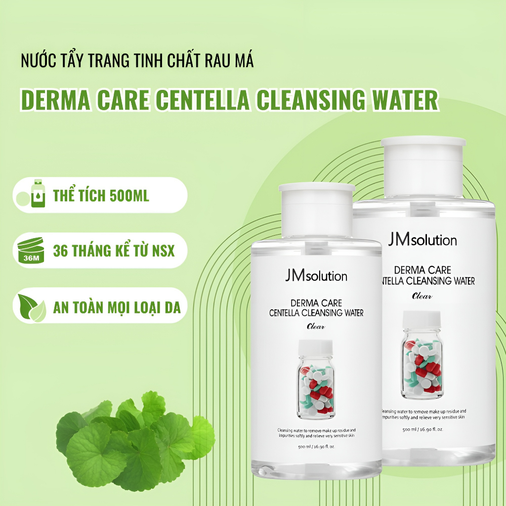 NƯỚC TẨY TRANG JM SOLUTION CLEANSING WATER 500ML – DN Cosmetics | #1 Mỹ ...