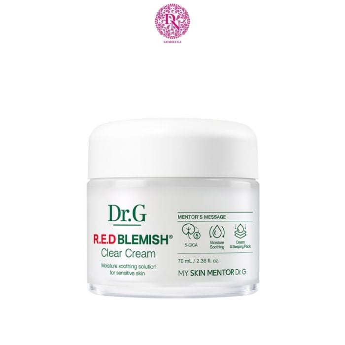 KEM DƯỠNG DR.G R.E.D BLEMISH CLEAR SOOTHING CREAM 70ML – DN Cosmetics | #1 Mỹ Phẩm chính hãng ...