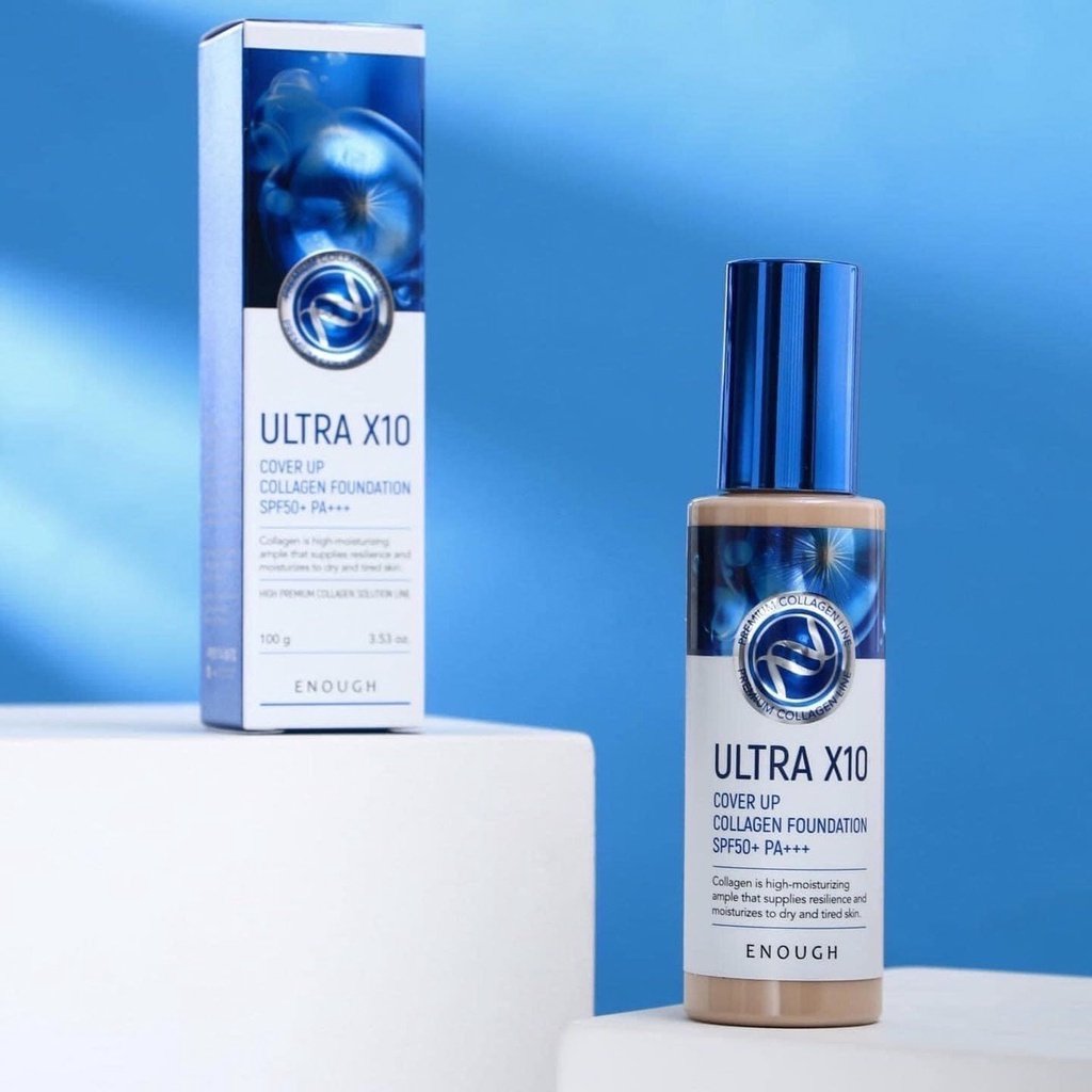KEM NỀN COLLAGEN ULTRA X10 ENOUGH FOUNDATION SPF50 – DN Cosmetics | #1 ...