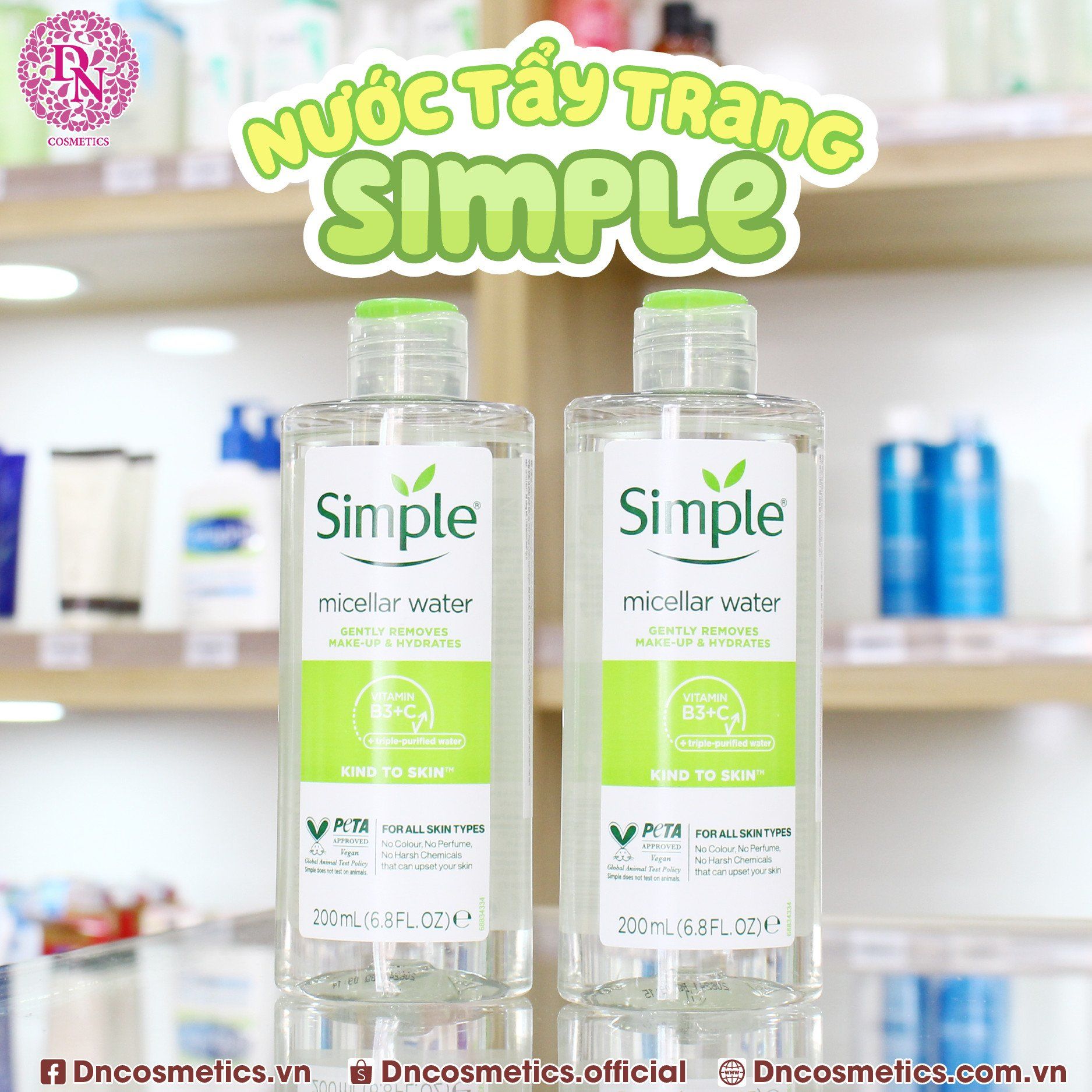 TẨY TRANG SIMPLE 200ML - HÀNG NHẬP KHẨU – DN Cosmetics | #1 Mỹ Phẩm ...