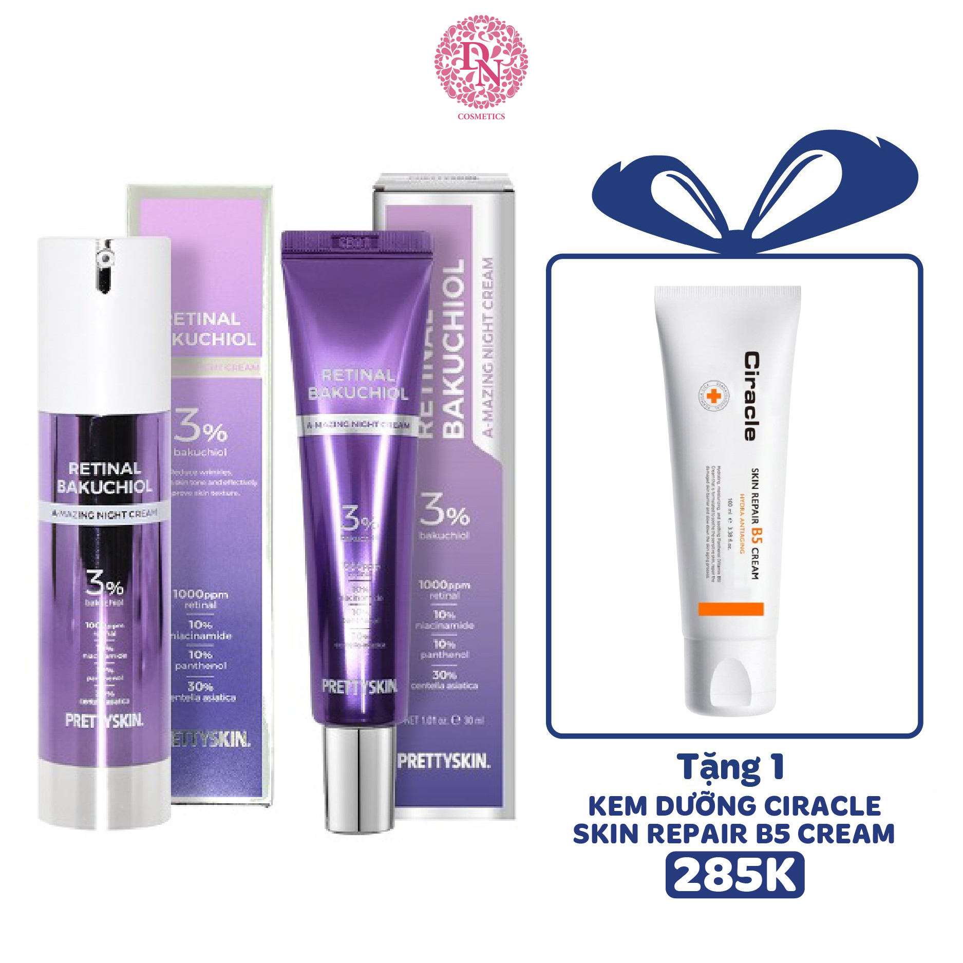 KEM DƯỠNG PRETTY SKIN RETINAL BAKUCHIOL A-MAZING NIGHT CREAM – DN ...