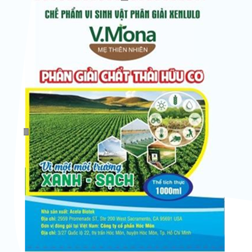 Chế Phẩm Vi Sinh Vật Xenlulo Vmona – V.Mona Organics