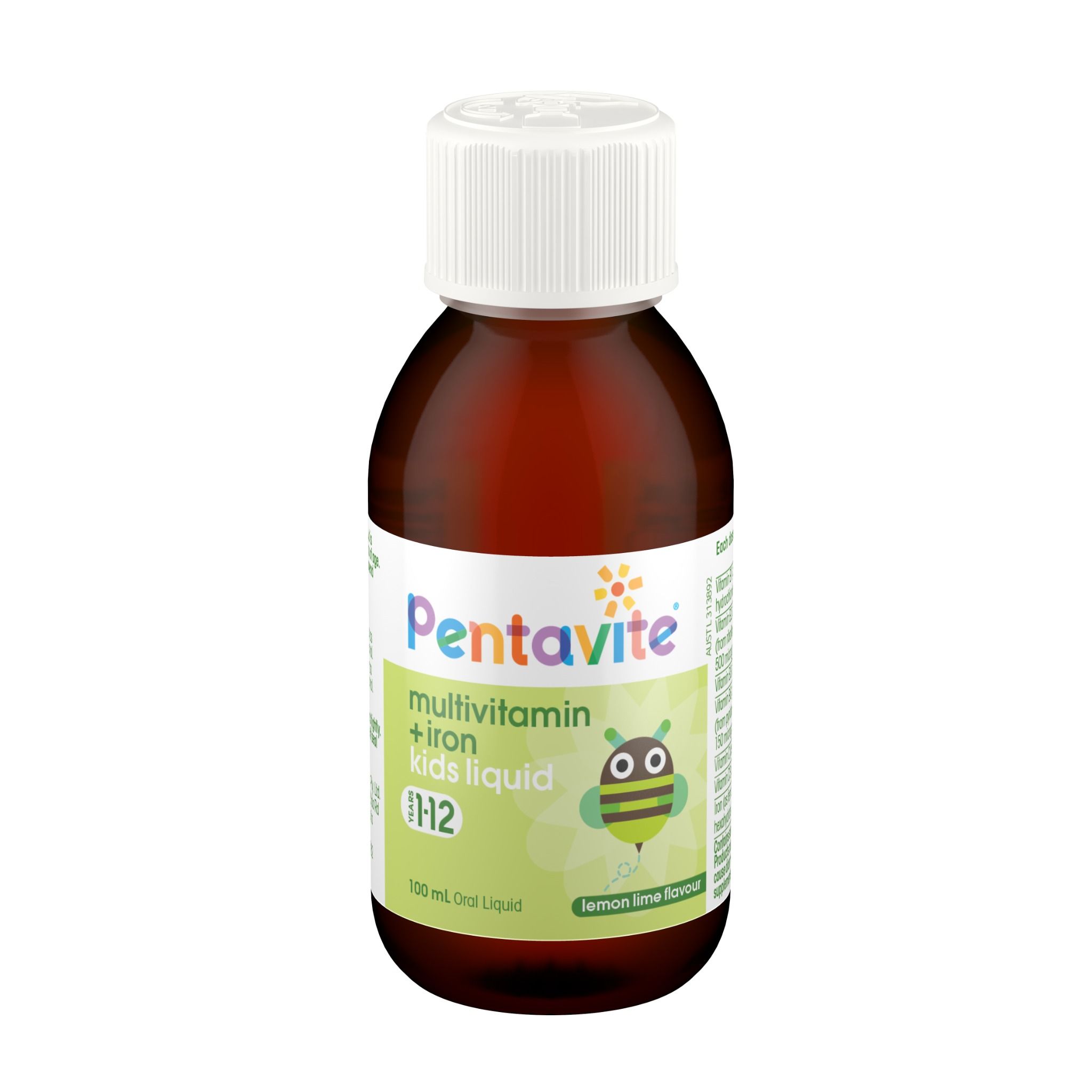Vitamin tổng hợp kết hợp sắt cho bé Pentavite Multivitamin + Iron Kids ...