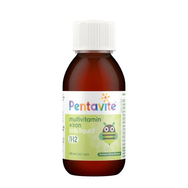 Vitamin tổng hợp kết hợp sắt cho bé Pentavite Multivitamin + Iron Kids ...